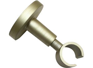 4003018343066 - Gardinenstangenhalter Deckenträger Kira Metall Gardinenstangenhalterungen Gr Länge 6 cm beige (champagner) Gardinenstangenhalter Gardinenstangenhalterungen Serie Einzelprogramm Kira Ø 19 mm