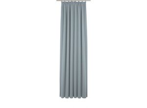 4004567440114 - Vorhang WIRTH Torbole blau Gardinen 295cm Kräuselband 132cm Baumwolle Polyester nach Maß B132cm H295cm