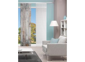 4056751513845 - Schiebegardine VISION LIZZA Gr 1 beige (naturfarben) B60cm H260cm Polyester Gardinen SCHIEBEVORHANG BAMBUS DIGITALDRUCK