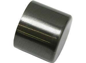 4003018290186 - Gardinenstangen-Endstück Endkappe grau (dunkeltitanfarben) 2 St Gardinenstangenendstücke Serie Einzelprogramm Chicago Ø 20 mm 4003018290186 - Gardinenstangen-Endstück Endkappe grau (dunkeltitanfarben) 2 St Gardinenstangenendstücke Serie Einzelprogramm Chicago Ø 20 mm