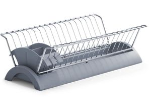 4003368248899 - Geschirrständer ZELLER PRESENT grau B415cm H12cm T24cm Metall Geschirrständer Maße ca 415 x 24 x 12 cm 4003368248899 - Geschirrständer ZELLER PRESENT grau B415cm H12cm T24cm Metall Geschirrständer Maße ca 415 x 24 x 12 cm