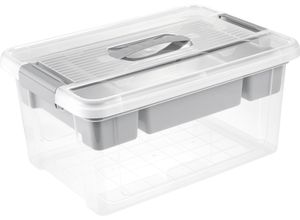 4052396112184 - Organizer KEEEPER henri Organizer- Box grau (nordic grau) B29cm H20cm T41cm Polypropylen (PP) Aufbewahrungsboxen bequemer Griff zum einfachen Tragen 4052396112184 - Organizer KEEEPER henri Organizer- Box grau (nordic grau) B29cm H20cm T41cm Polypropylen (PP) Aufbewahrungsboxen bequemer Griff zum einfachen Tragen
