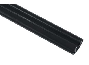 4003018330240 - Trägerverlängerung Verlängerung für Universalträger Gr 1 schwarz B2cm L18cm Gardinenstangenhalterungen Einzelprogramm Chicago 20 mm