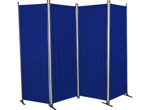 4021093038233 - Paravent ANGERER FREIZEITMÖBEL Stellwände Gr B H 170 cm x 165 cm blau Paravents Stellwände (BH) ca 170x165 cm