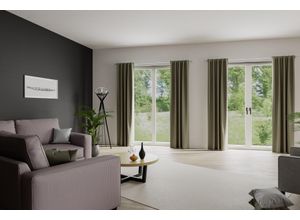 4043343677467 - Vorhang Kalin Gr 1 grün (jade) B140cm H245cm Obermaterial 100% Polyester Gardinen Fertigschal