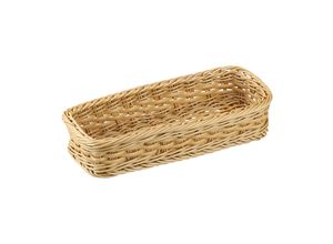 4000270937569 - Besteckkorb KESPER Geflecht 5er Set braun H55cm L28cm T115cm Kunststoff Besteckkörbe aus Vollkunststoff PE 4000270937569 - Besteckkorb KESPER Geflecht 5er Set braun H55cm L28cm T115cm Kunststoff Besteckkörbe aus Vollkunststoff PE