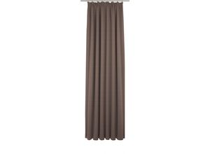 4004567442330 - Vorhang WIRTH Torbole Gardinen Gr 355 cm Kräuselband 132 cm orange (terra) Kräuselband nach Maß