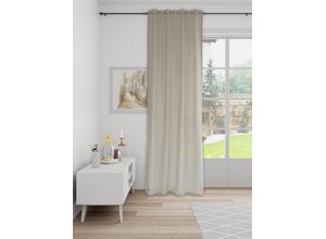 4043343676705 - Vorhang Sema Gr 1 beige (natur) B140cm H245cm Obermaterial 100% Polyester Gardinen Fertigschal