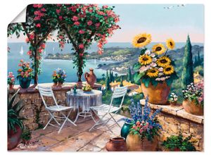 4057738449263 - Wandbild ARTLAND Momente der Meditation Bilder Gr B H 40 cm x 30 cm Poster Garten Querformat 1 St grün Bild Poster Bilder als Leinwandbild Wandaufkleber oder in versch Größen