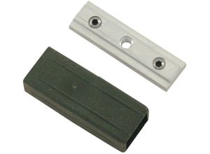 4003018379379 - Verbinder schwarz (aluminium schwarz) SCHÖNER WOHNEN-KOLLEKTION Gardinenstangenhalterungen Serie Einzelprogramm Matteo rechteckig