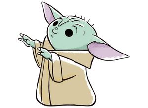 4055065190391 - Bild KOMAR Mandalorian The Child Sweet Force bunt (farbe bild(er) bunt) B70cm H50cm Papier Holz Bilder Wandbild zur Dekoration im Kinderzimmer - ohne Rahmen