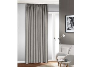 4005241864523 - Vorhang Tia Gr 1 grau B135cm H175cm Polyester Gardinen Fertigschal