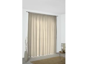 4004567150969 - Vorhang WIRTH Sepino Gr 2 beige B132cm H180cm Jacquard Obermaterial 75% Polyester 25% Baumwolle Gardinen