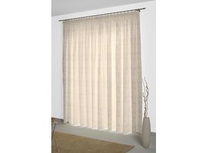 4004567512620 - Vorhang WIRTH Gospic Gr 1 gold (goldfarben) Gardinen 145cm Multifunktionsband 132cm Baumwolle Polyester B132cm H145cm
