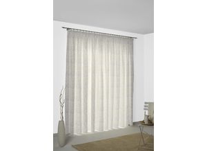 4004567512927 - Vorhang WIRTH Gospic Gr 1 braun B132cm H145cm Jacquard Baumwolle Polyester Gardinen