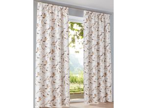 6933897927034 - Vorhang HEINE HOME Gr 3 weiß (weiß bedruckt) B130cm H225cm Polyester Gardinen 6933897927034 - Vorhang HEINE HOME Gr 3 weiß (weiß bedruckt) B130cm H225cm Polyester Gardinen