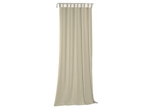 4004567248840 - Vorhang WIRTH Newbury Gr 1 grau (taupe) B65cm H125cm Jacquard Baumwolle Polyester Gardinen