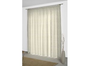 4004567514020 - Vorhang WIRTH Gospic Gr 1 grau Gardinen 145cm Multifunktionsband 132cm Baumwolle Polyester B132cm H145cm