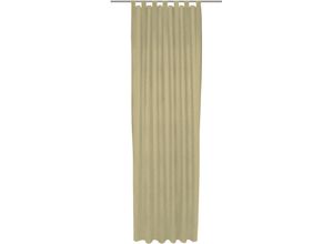 4004567528249 - Vorhang WIRTH Westport Gr 3 beige Gardinen 225cm Schlaufen 132cm Polyester B132cm H225cm