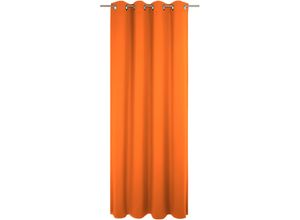4004567521073 - Vorhang WIRTH Umea Gr 1 orange B132cm H145cm Jacquard Polyester Gardinen