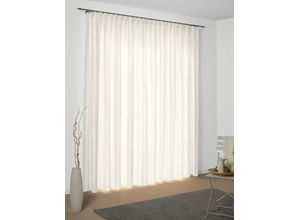 4004567118730 - Vorhang WIRTH Chiming Gr 1 beige (natur) B135cm H145cm Polyester Baumwolle Gardinen