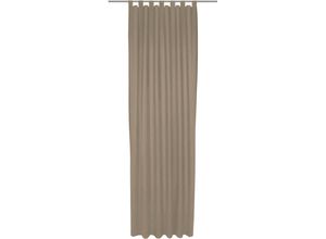 4004567529239 - Vorhang WIRTH Westport Gr 3 grau (taupe) Gardinen 225cm Schlaufen 132cm Polyester B132cm H225cm