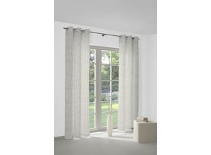 4004567513023 - Vorhang WIRTH Gospic Gr 1 braun Gardinen 145cm Ösen 132cm Baumwolle Polyester B132cm H145cm