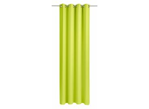4004567143015 - Vorhang WIRTH Dim out Gardinen Gr 150 cm Ösen 145 cm grün (limone) Ösen Gardine