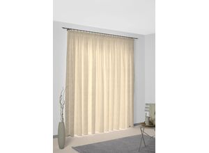 4004567518868 - Vorhang WIRTH Telfort Gr 1 gold (goldfarben) B132cm H145cm Jacquard Baumwolle Polyester Gardinen