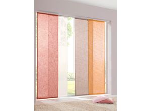 6930325798914 - Schiebegardine HEINE HOME Gr 1 orange (terracotta) B60cm H145cm Polyester Gardinen