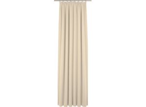 4004567248642 - Vorhang WIRTH Newbury Gardinen Gr 125 cm Kräuselband 65 cm beige Kräuselband Gardine