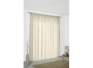 4004567020422 - Vorhang WIRTH Toco-Ranke Gardinen Gr 145 cm Kräuselband 132 cm beige Kräuselband Gardine