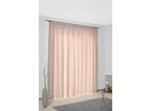 4004567525347 - Vorhang WIRTH Telfort Gr 1 orange (terra) B132cm H145cm Jacquard Baumwolle Polyester Gardinen