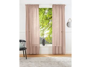 4004567334963 - Vorhang Lanea Gr 2 rosa B135cm H175cm Baumwolle Polyester LEGER HOME BY LENA GERCKE Gardinen Leinenoptik 1 Schal verschiedene Größen