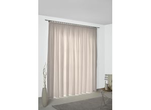 4004567337926 - Vorhang WIRTH Torbole Gr 1 gelb (ocker) B65cm H125cm Jacquard Baumwolle Polyester Gardinen