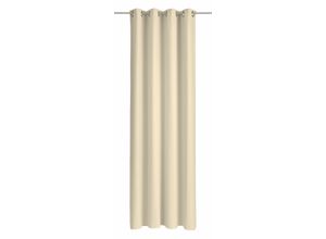4004567119522 - Vorhang WIRTH Dim out Gardinen Gr 150 cm Ösen 145 cm beige Ösen Gardine