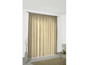 4004567151904 - Vorhang WIRTH Felsted Gardinen Gr 150 cm Kräuselband 132 cm beige Kräuselband Gardine