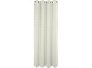 4004567517717 - Vorhang WIRTH Berwick Gr 1 grau B132cm H145cm Jacquard Baumwolle Polyester Gardinen