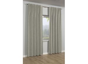 4040976253389 - Gardine SEHLBACH Schal Blackout Struktur Gr 1 beige (natur) B140cm H175cm Polyester Gardinen mit Gardinenband und verdeckten Schlaufen 4040976253389 - Gardine SEHLBACH Schal Blackout Struktur Gr 1 beige (natur) B140cm H175cm Polyester Gardinen mit Gardinenband und verdeckten Schlaufen