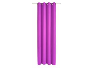 4004567143213 - Vorhang WIRTH Dim out Gardinen Gr 150 cm Ösen 145 cm lila Ösen