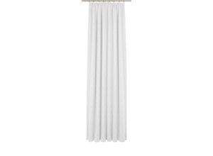 4004567527624 - Vorhang WIRTH Westport Gr 1 weiß Gardinen 145cm Smokband 132cm Polyester B132cm H145cm