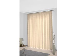 4004567518912 - Vorhang WIRTH Telfort Gr 1 gold (goldfarben) B132cm H145cm Jacquard Baumwolle Polyester Gardinen