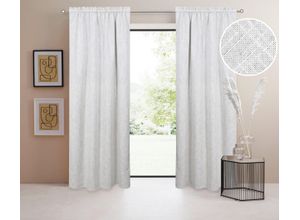 4068223949366 - Verdunkelungsvorhang Marusha Gr 1 beige (creme) B135cm H145cm Polyester Polyester LEGER HOME BY LENA GERCKE Gardinen Verdunkelnder Vorhang blickdicht Leinenoptik verschiede Größen