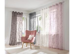 6970901555807 - Gardine HEINE HOME Gr 1 lila (mauve) Gardinen 145cm Ösen Ösen 140cm Polyester Viskose B140cm H145cm 6970901555807 - Gardine HEINE HOME Gr 1 lila (mauve) Gardinen 145cm Ösen Ösen 140cm Polyester Viskose B140cm H145cm
