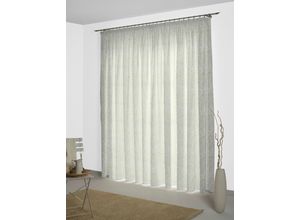 4004567512200 - Vorhang WIRTH Gospic Gr 1 grün Gardinen 145cm Multifunktionsband 132cm Baumwolle Polyester B132cm H145cm