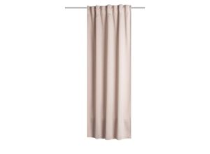 4056751473965 - Vorhang HOME BASICS BLACKY Gr 2 beige B140cm H175cm Polyester Gardinen Kombibandschal BLACKY Uni