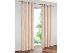 4004567026349 - Vorhang WIRTH Trondheim 328 g m² Gr 8 beige (natur) B172cm H160cm Chenille Polyacryl Gardinen