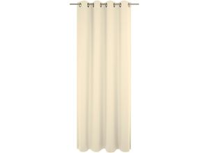 4004567519308 - Vorhang WIRTH Umea Gr 1 beige (hellbeige) B132cm H145cm Jacquard Polyester Gardinen