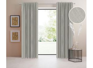 4068223948604 - Verdunkelungsvorhang Marusha Gr 1 beige (taupe) B135cm H145cm Polyester Polyester LEGER HOME BY LENA GERCKE Gardinen Verdunkelnder Vorhang blickdicht Leinenoptik verschiede Größen