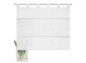 4056751256841 - Magnetrollo HOME WOHNIDEEN TURIN Gr 1 weiß (wollweiß) B45 H130 Obermaterial 100% Polyester Raffrollos